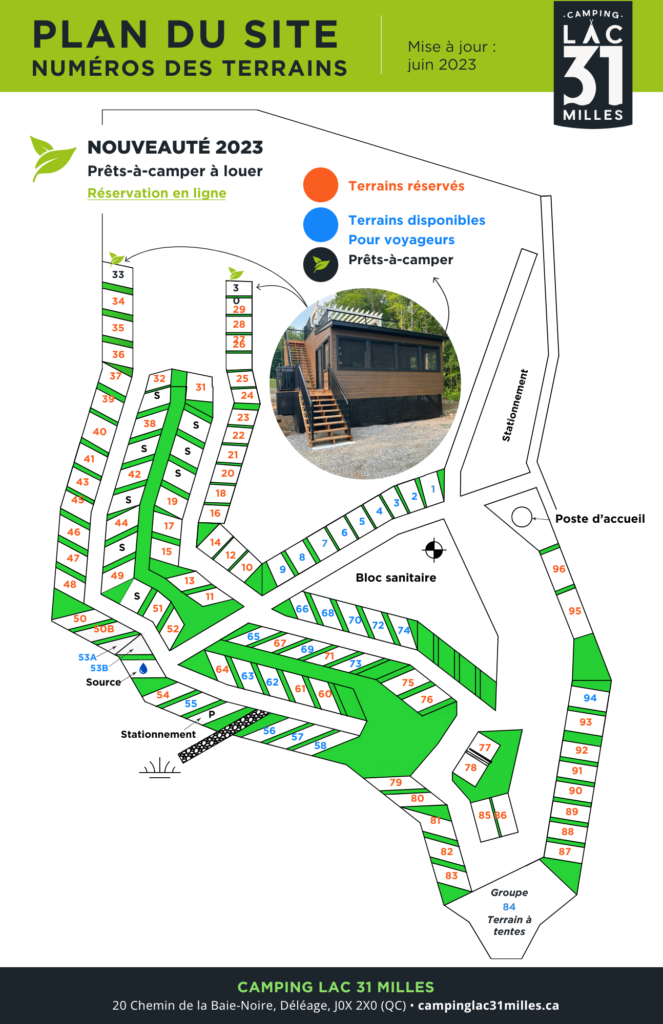 Plan Du Terrain De Camping